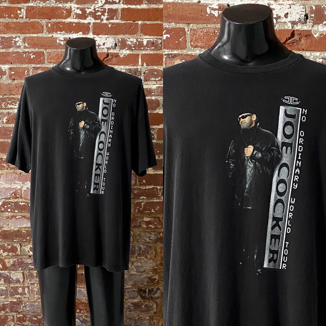 1999 Joe Cocker No Ordinary World Tour T-shirt. Vintage 90s Joe Cocker ...