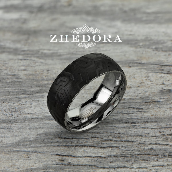 Tire Tread Ring - Etsy