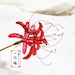 Lycoris Red Magic Lily Small Flower Chinese Hanfu Golden Hair Pin/ Hair ...