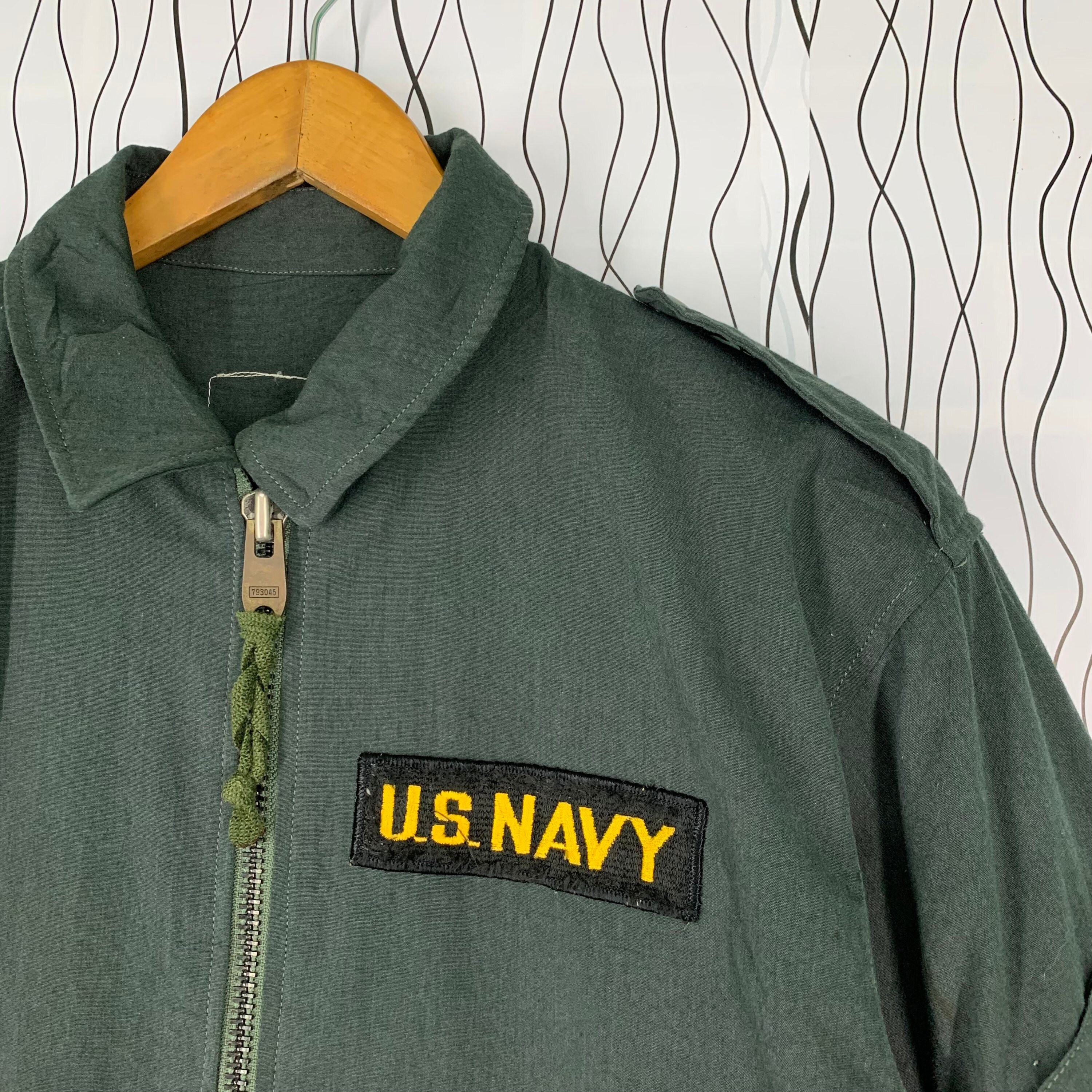 Vintage Military Us Navy Flight Jacket - Etsy
