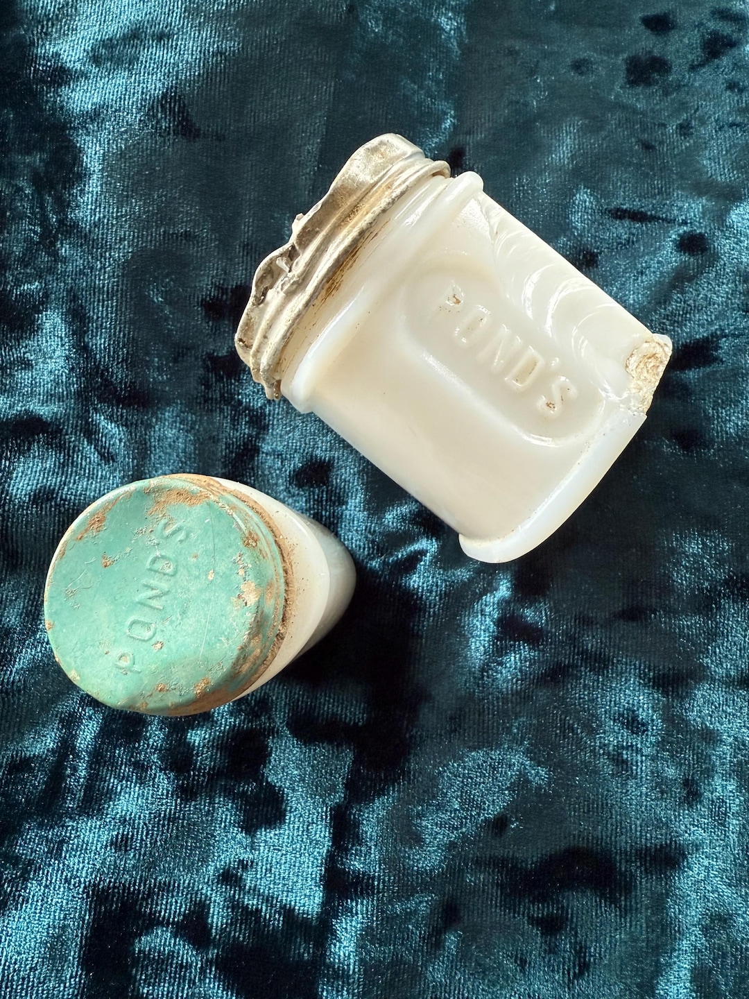 Antique Milk Glass Cold Cream Jars – Pond’s & Woodbury – 1920s-30s ...