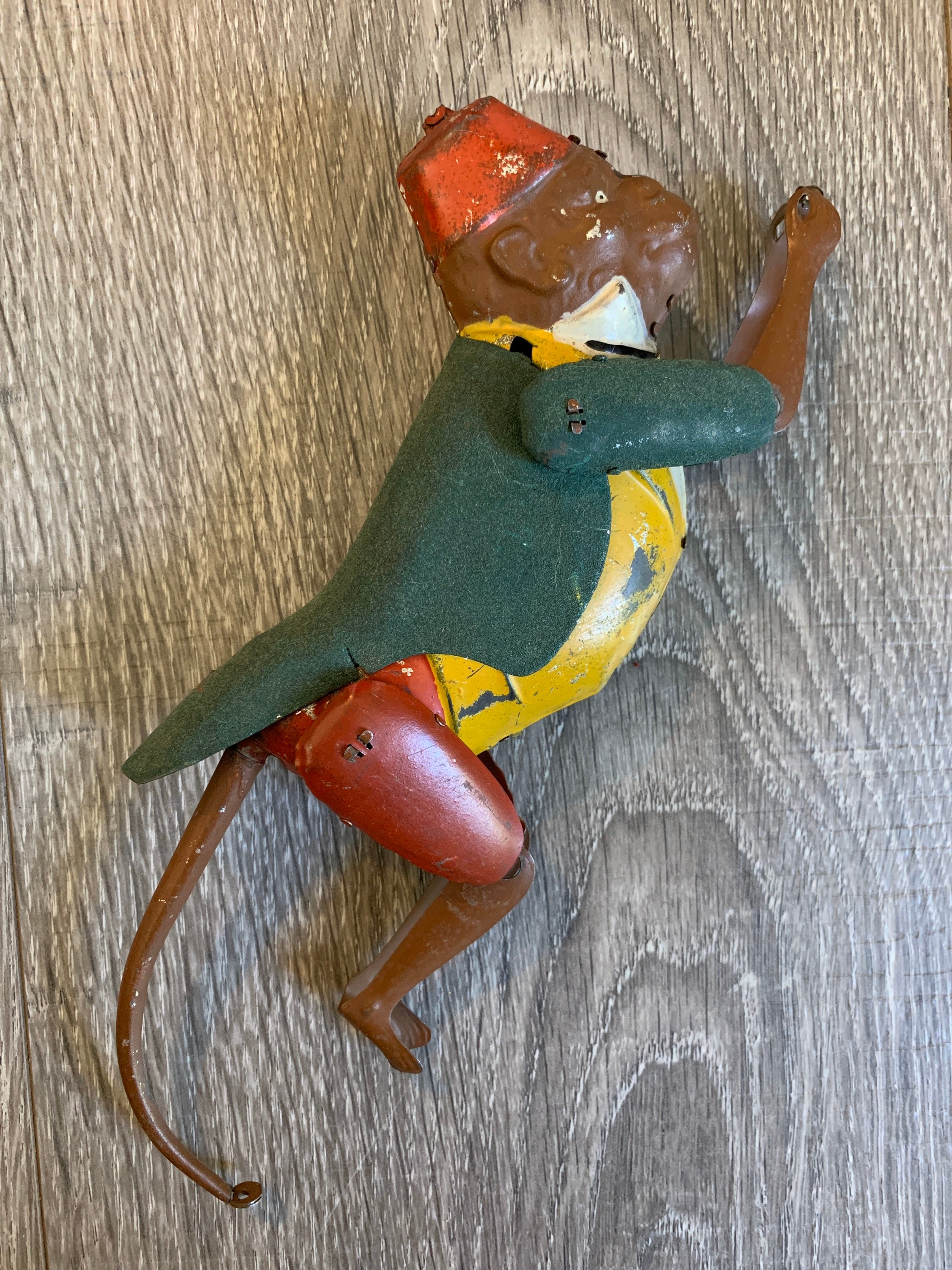 Lehmann Climbing Monkey Tin Litho Toy 1900 Vintage Collectible - Etsy