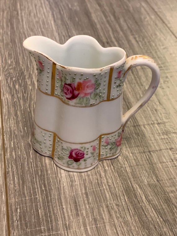 Vintage Nippon Hand Painted Pitcher - Etsy