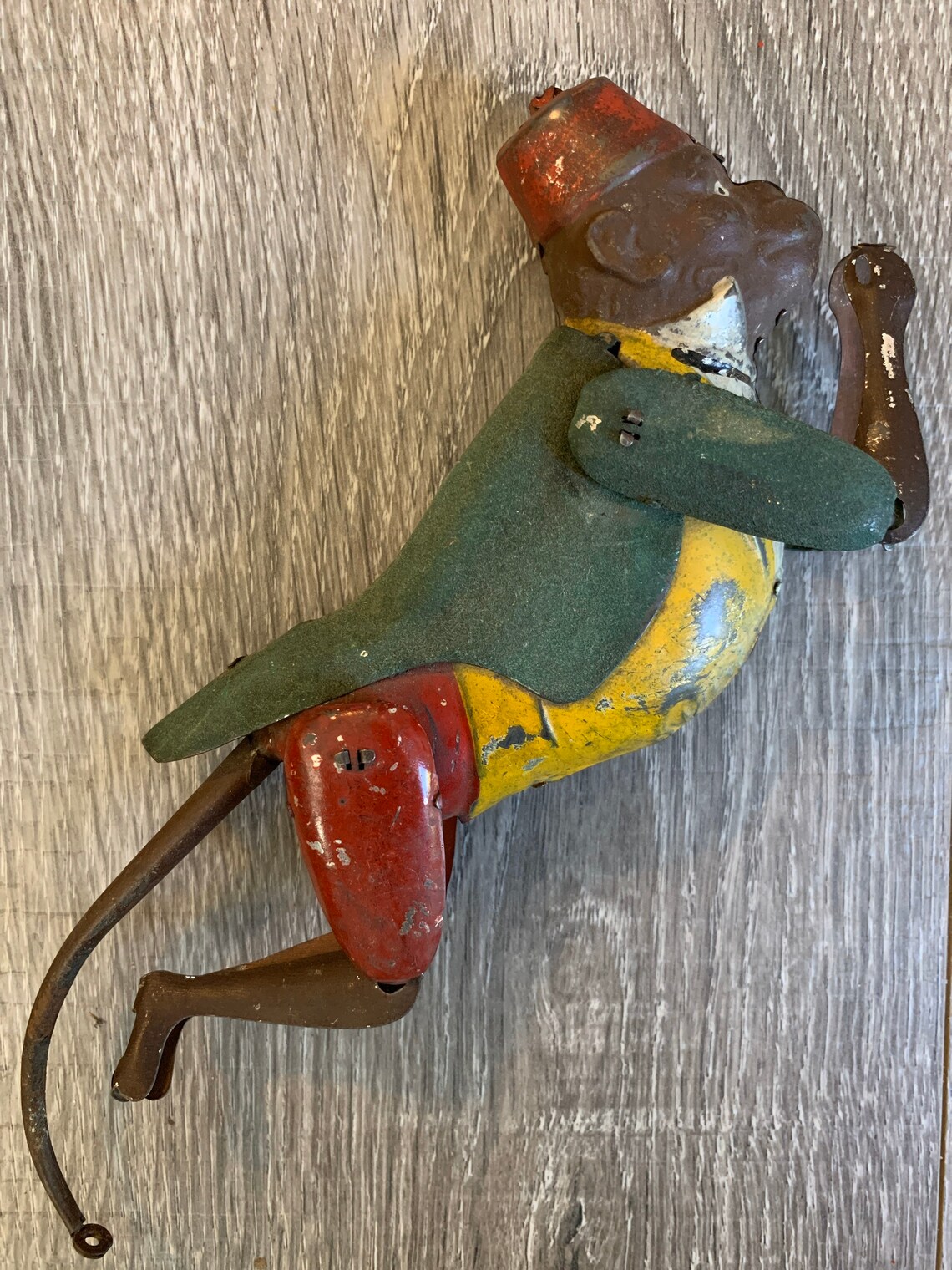 Lehmann Climbing Monkey Tin Litho Toy 1900 Vintage Collectible - Etsy
