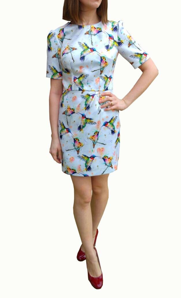 Humming bird dress | Etsy