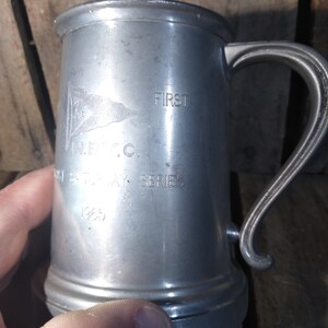 Vintage Metal Mug - Etsy