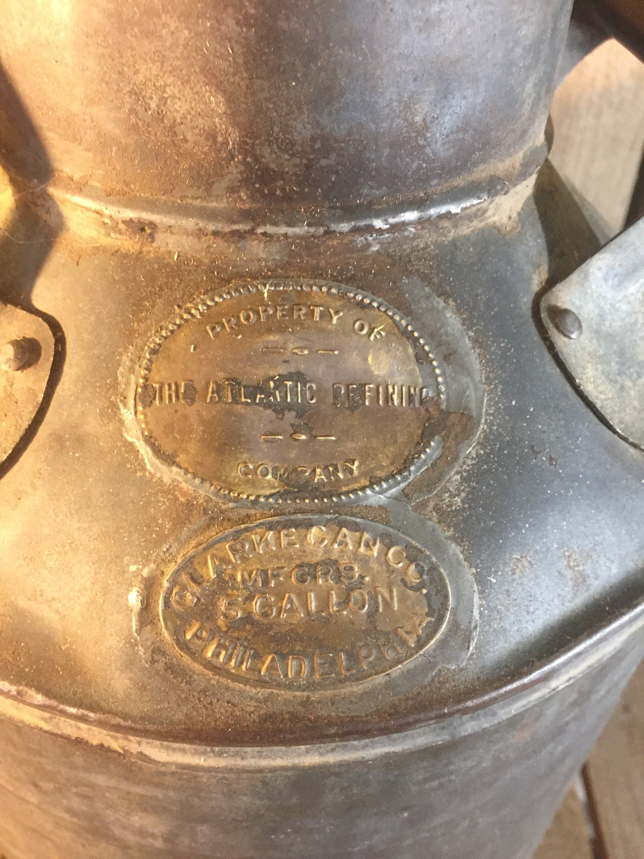 Antique the Atlantic Refining Gas Can - Etsy
