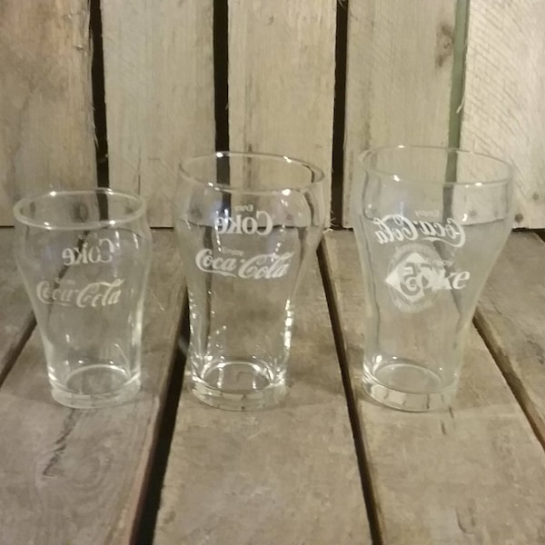 Small Coke Glasses - Etsy