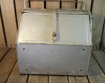 Vintage Metal Box | Etsy