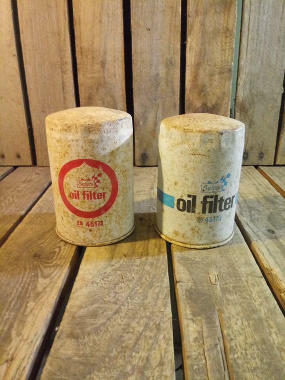 2 Vintage Oil Filters - Etsy