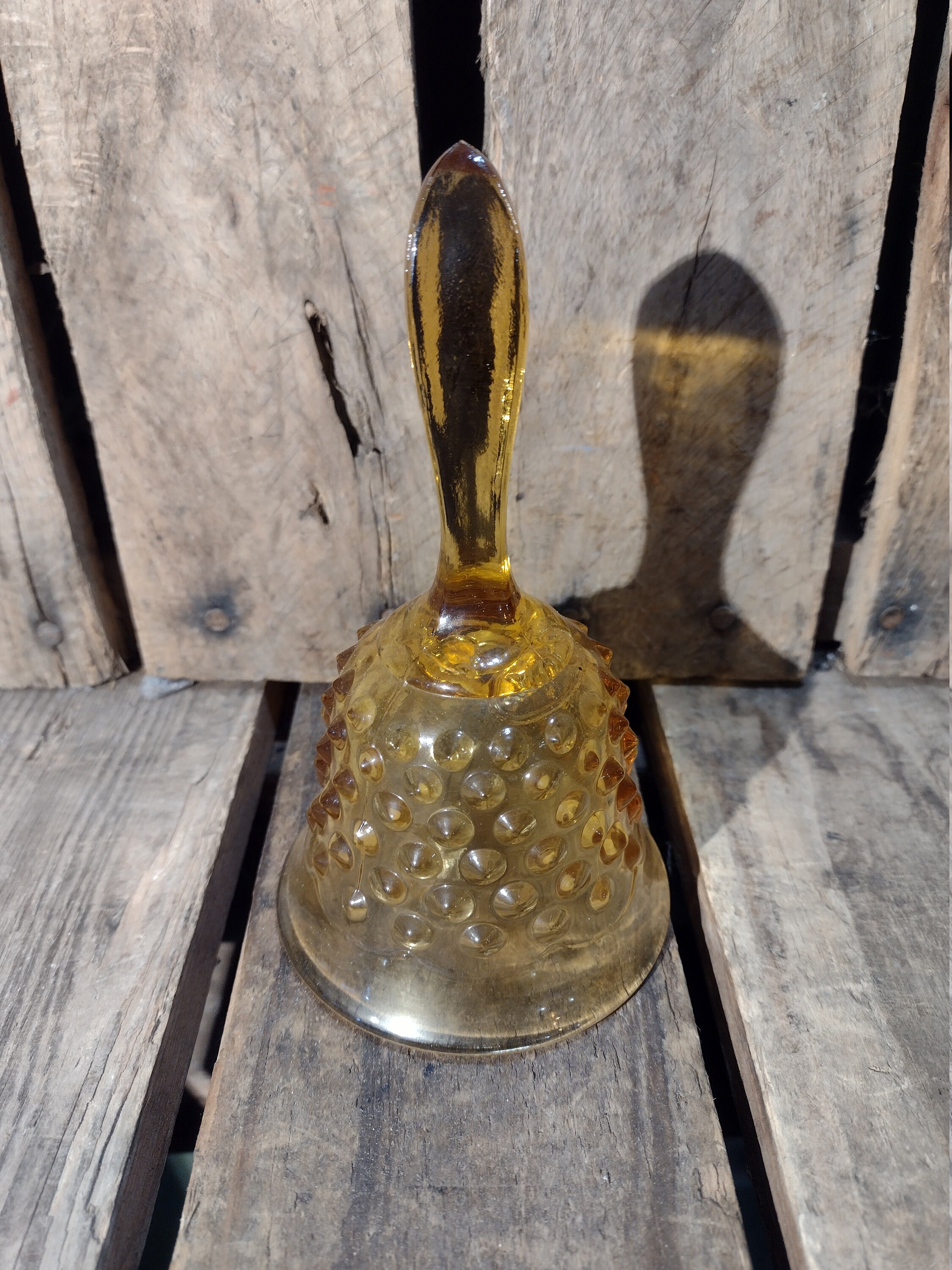 Vintage Glass Bell - Etsy