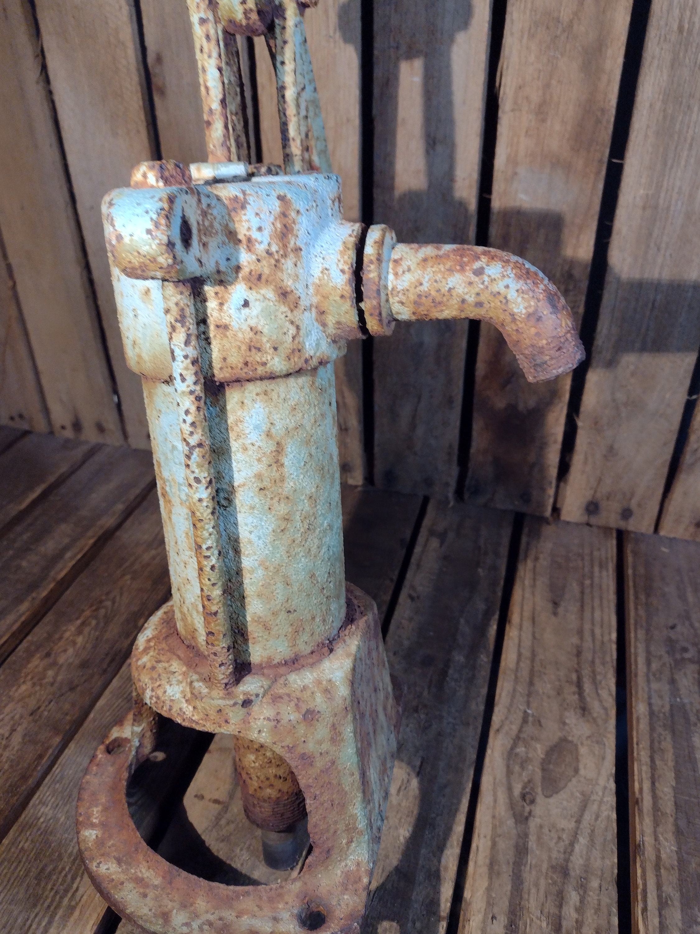 Antique Rusty Water Pump Decor or Parts Piece Only - Etsy