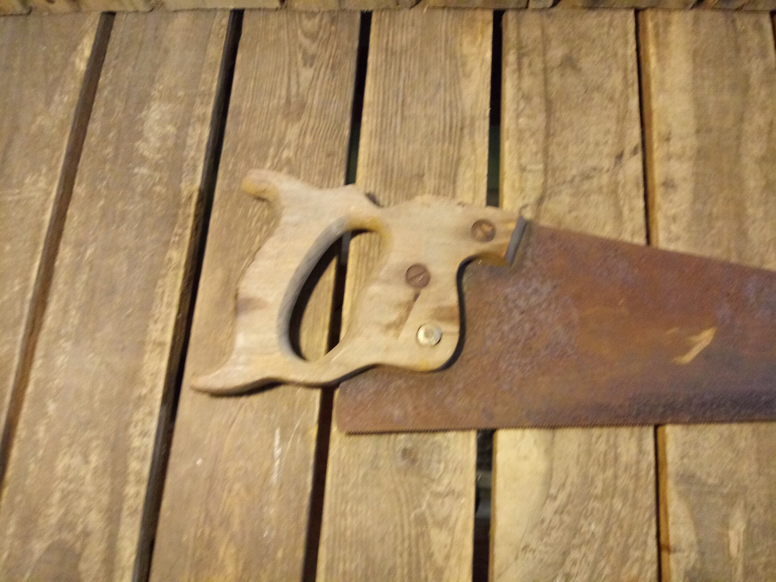 Vintage Rusty Saw Decor Piece Only - Etsy