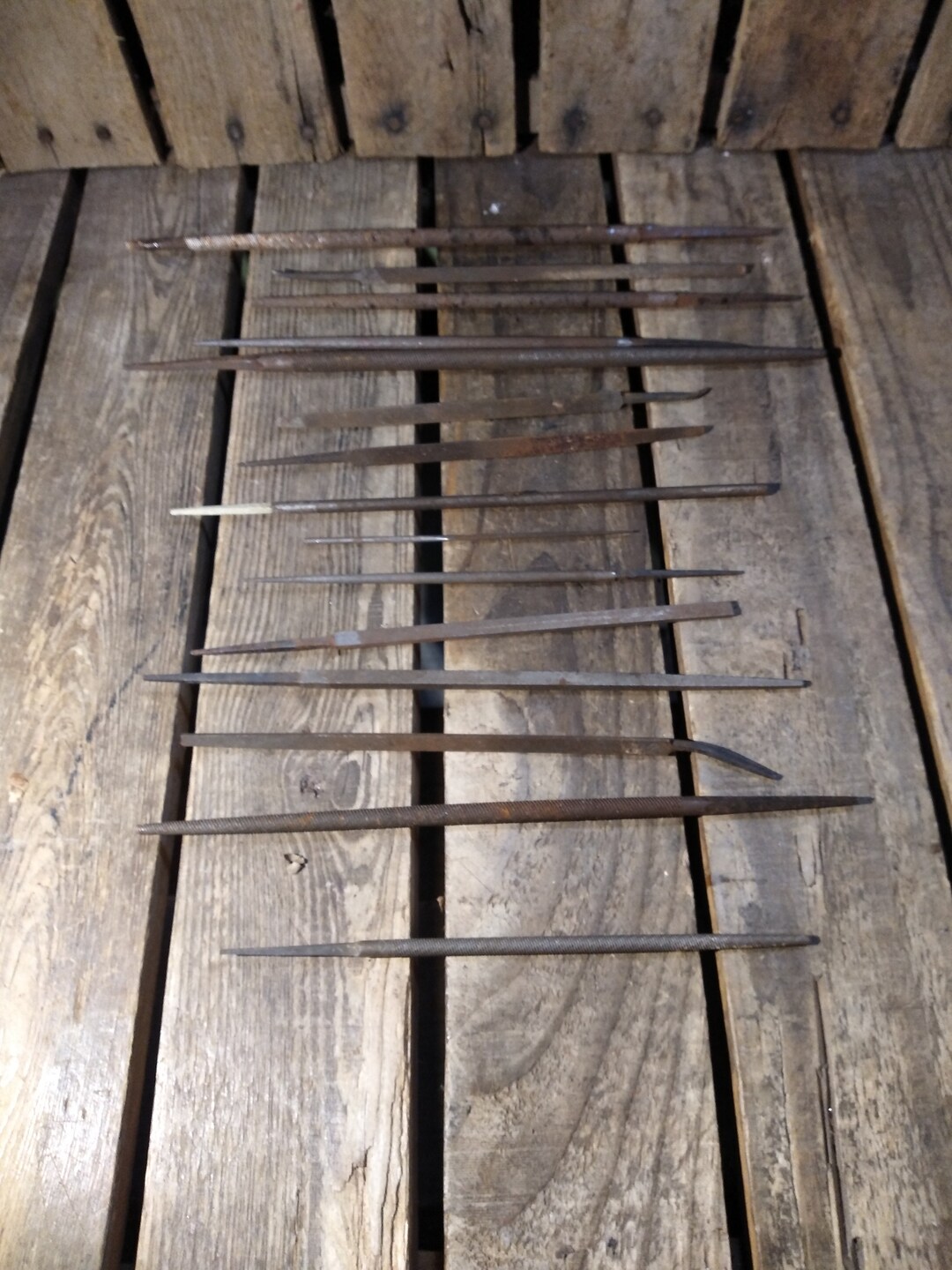 15 Vintage Rusty Files - Etsy