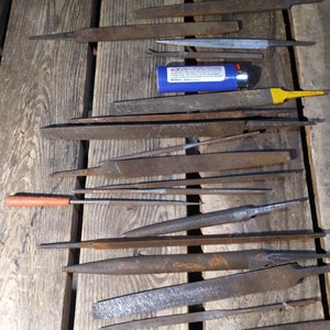 23 Vintage Rusty Files - Etsy