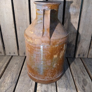 Vintage Rusty Milk Can - Etsy