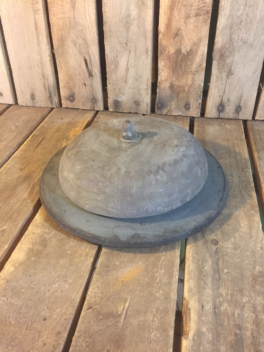 Antique Metal Bell With Wood Back: Rustic Farmhouse Decor - Etsy