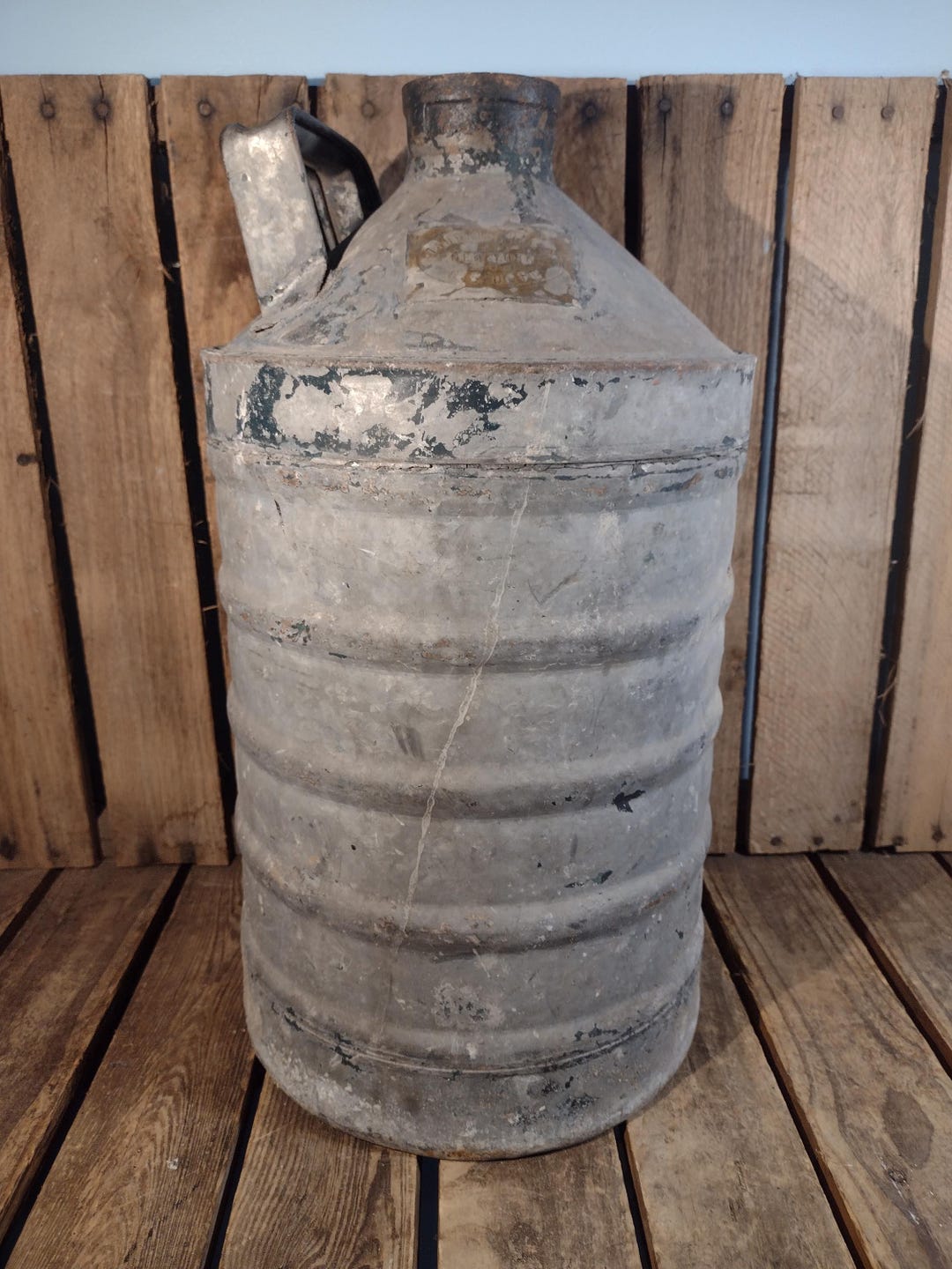 Vintage Rusty Standard Oil Sexton Can - Etsy