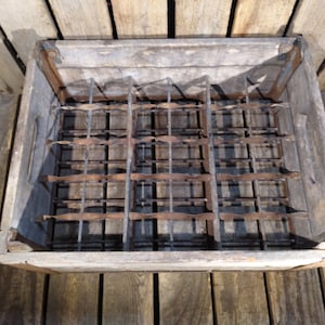 Vintage Rusty Crate - Etsy