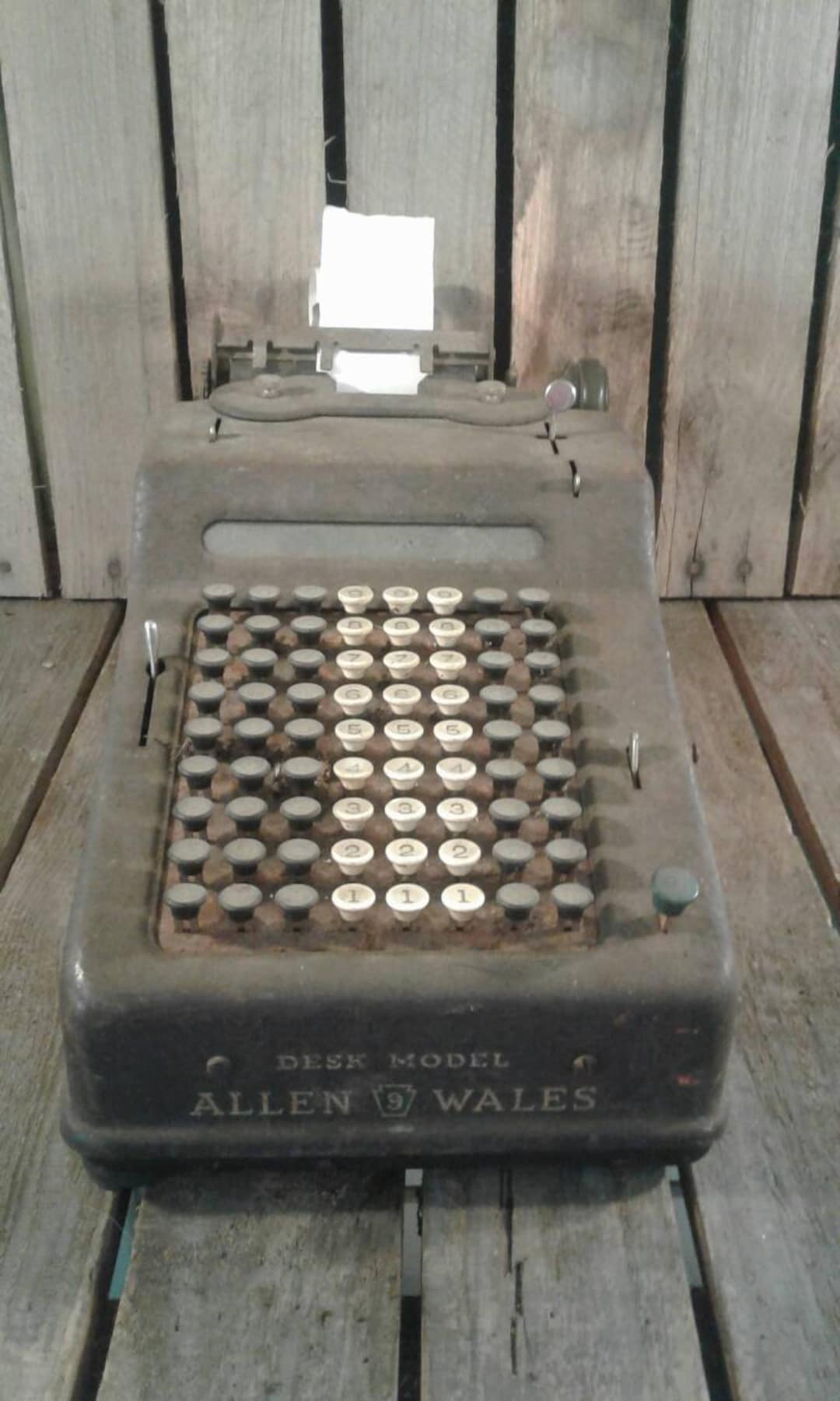 Vintage Adding Machine - Etsy