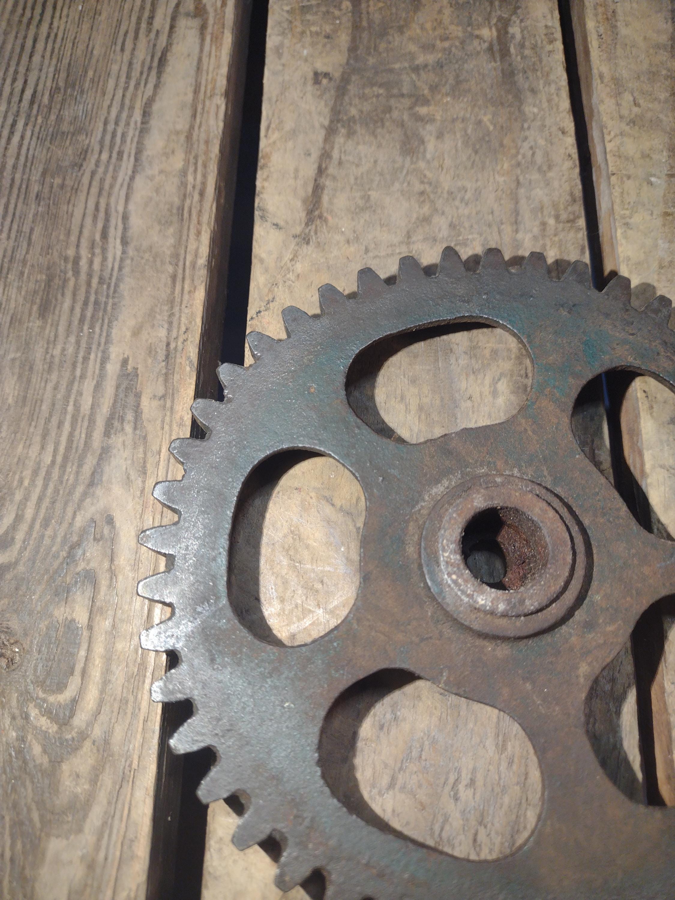 Antique Auto Siglet Gear Wheel Iron Sprocket Industrial Decor - Etsy