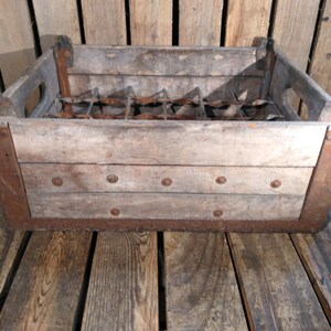 Vintage Rusty Crate - Etsy