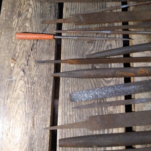 23 Vintage Rusty Files - Etsy