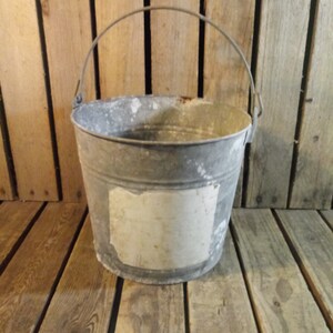 Rusty Metal Bucket - Etsy