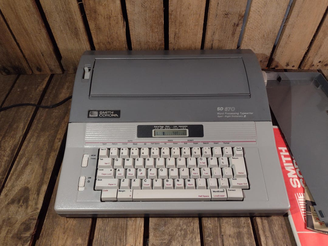 Vintage Electric Smith Corona Typewriter - Etsy