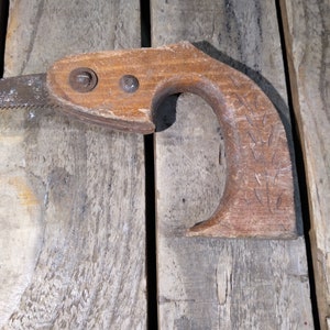 Rusty Hand Saw - Etsy