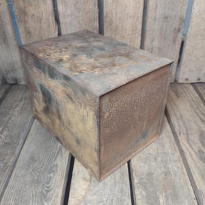 Vintage 4-drawer Metal Parts Cabinet – Industrial Tool Organizer ...