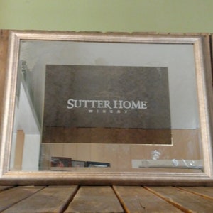 Sutter Home Winery Mirror Sign, Vintage Alcohol Advertising Sign - Etsy