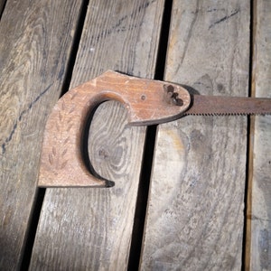 Rusty Hand Saw - Etsy