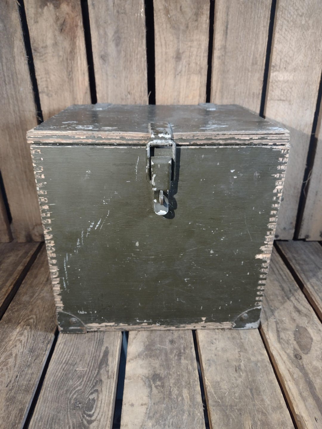 Small Vintage Military Box - Etsy