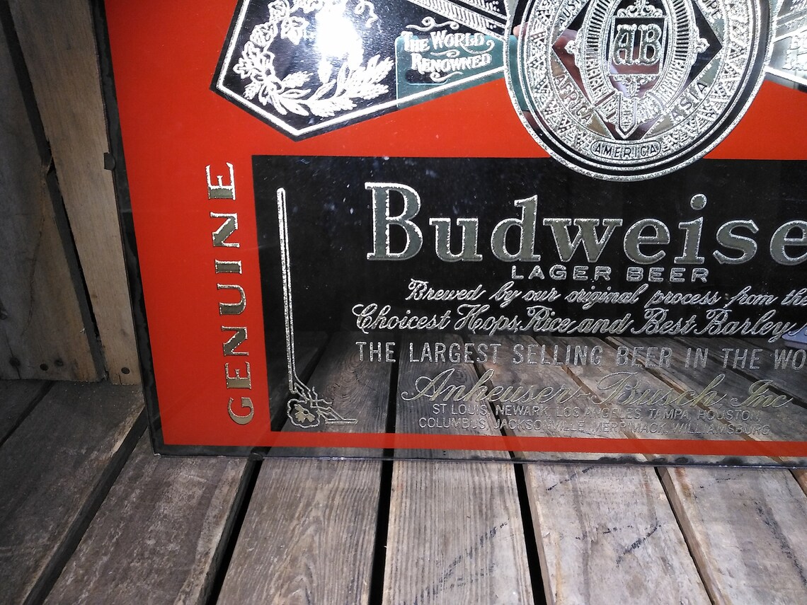 Vintage Beer Mirror | Etsy