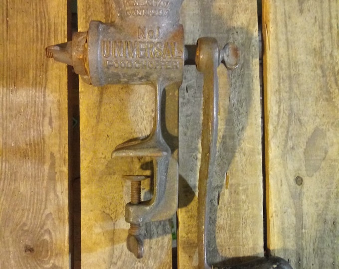 Antique Rusty Meat Grinder - Etsy