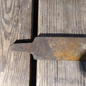 7 Vintage Rusty Files - Etsy Canada