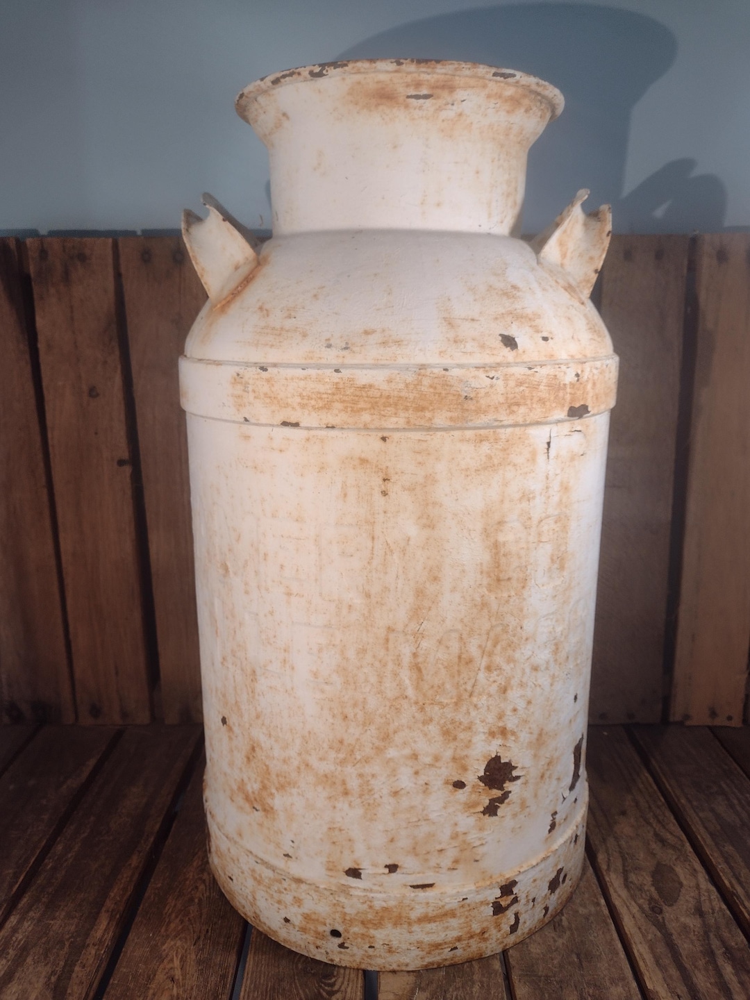 Vintage Rusty Milk Can, No Lid - Etsy