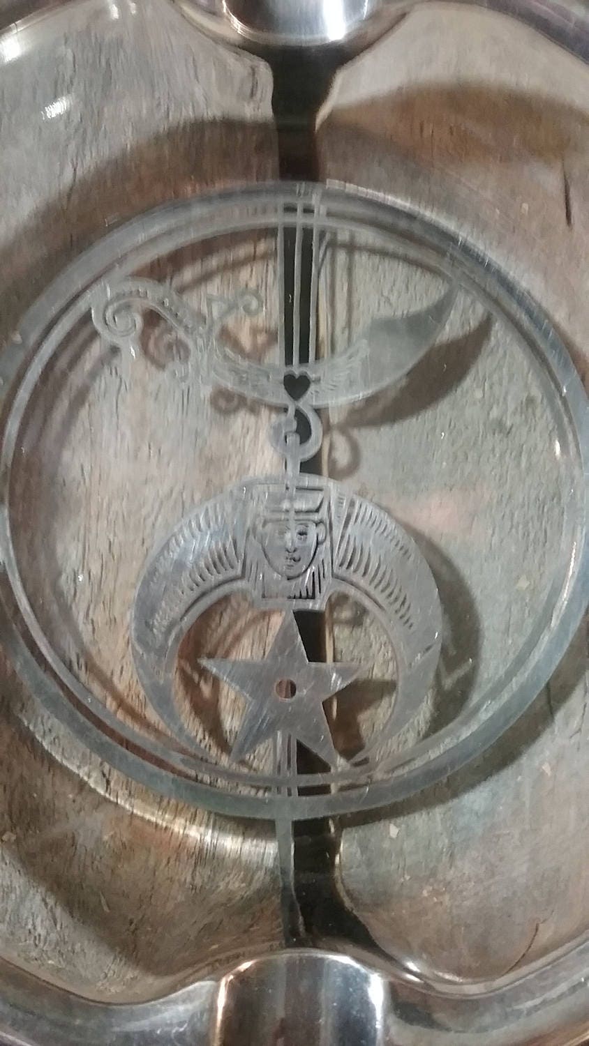 Vintage Ash Tray/glass Ash Tray/arabian Themed Ash Tray/old - Etsy