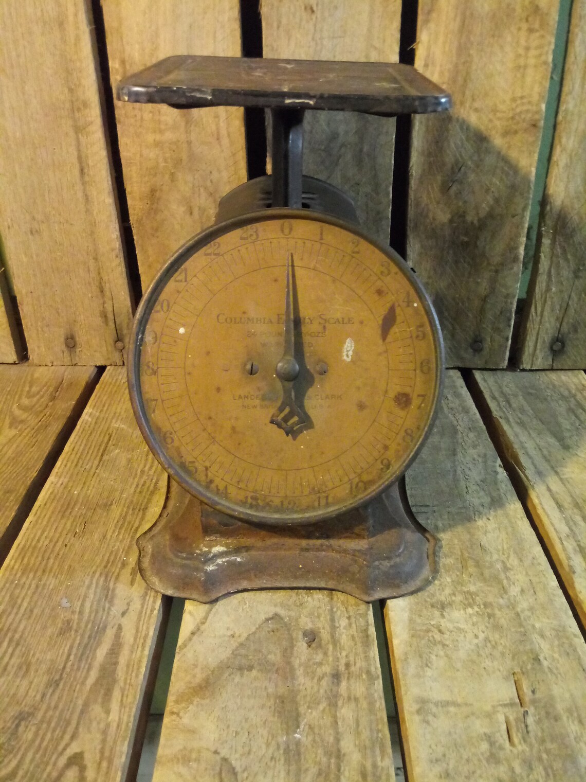 Vintage Rusty Kitchen Scale | Etsy