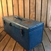 Vintage Large Blue Toolbox - Etsy