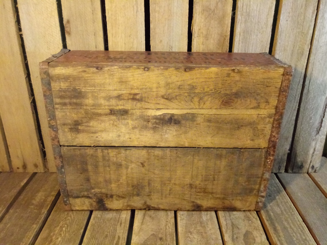 Vintage Wood Crate - Etsy