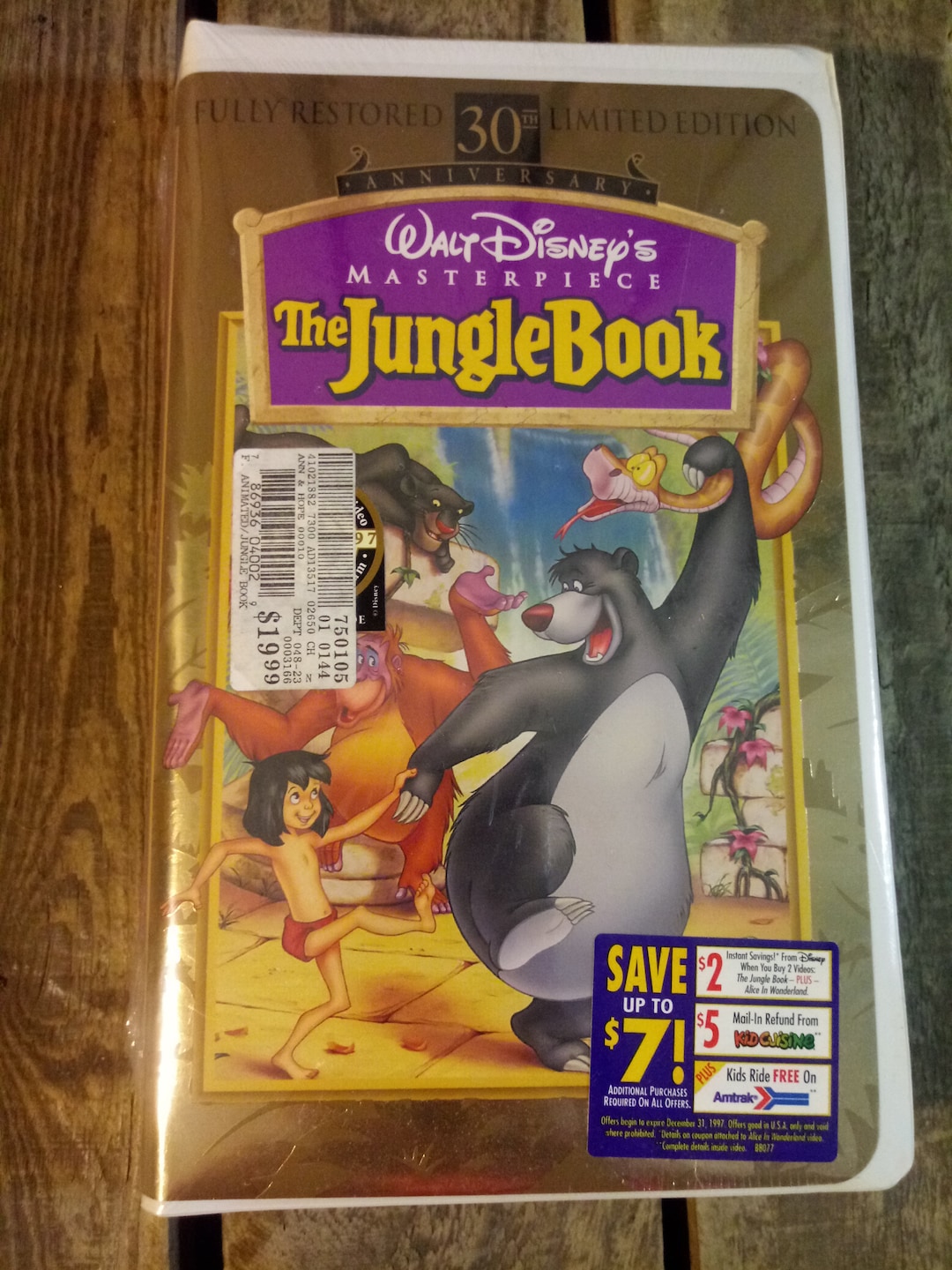 The Jungle Book Vhs - Etsy