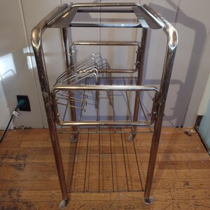 Vintage Record Player Rolling Cart - Etsy