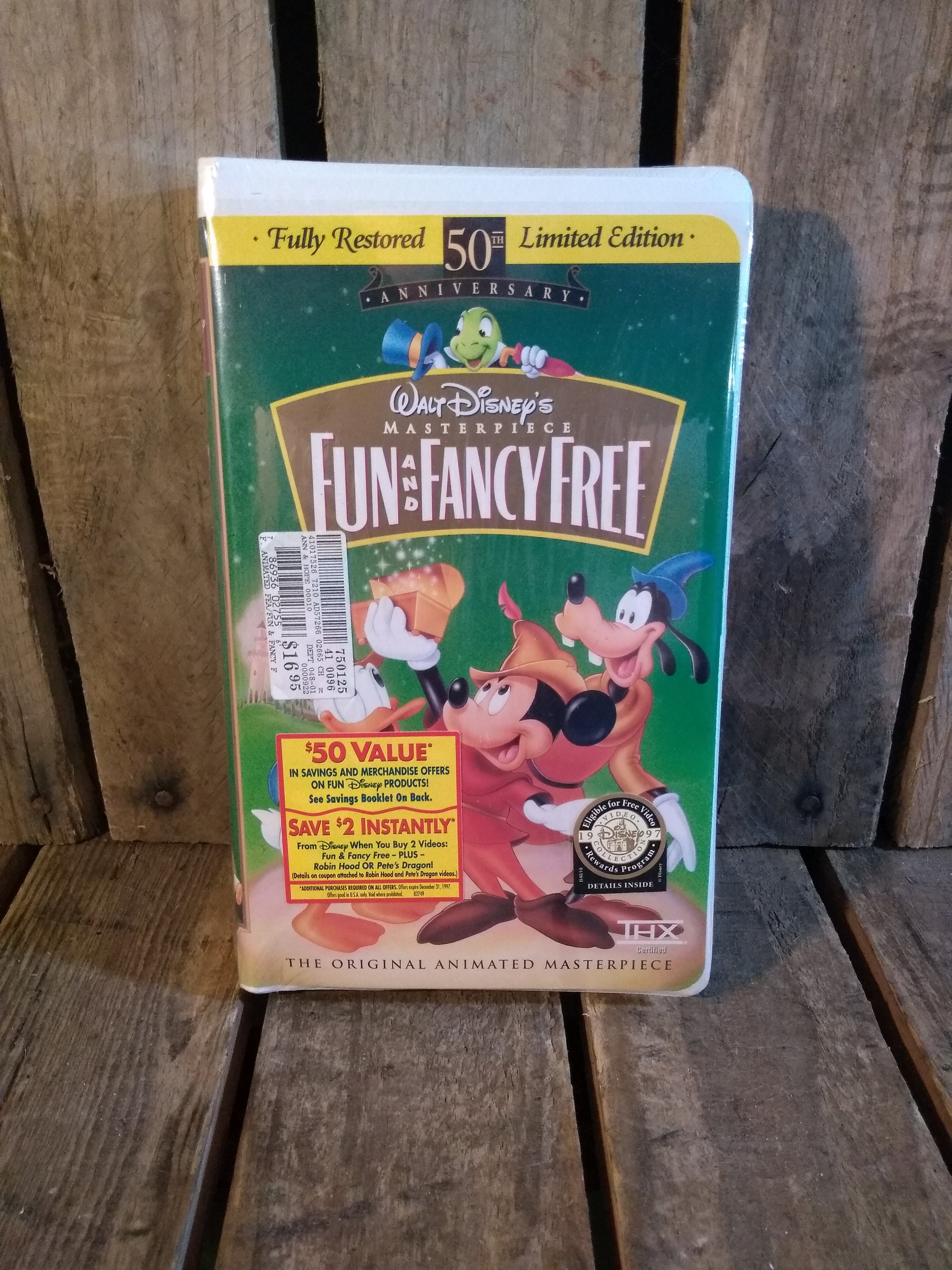 Vintage VHS Movie Fun and Fancy Free - Etsy India