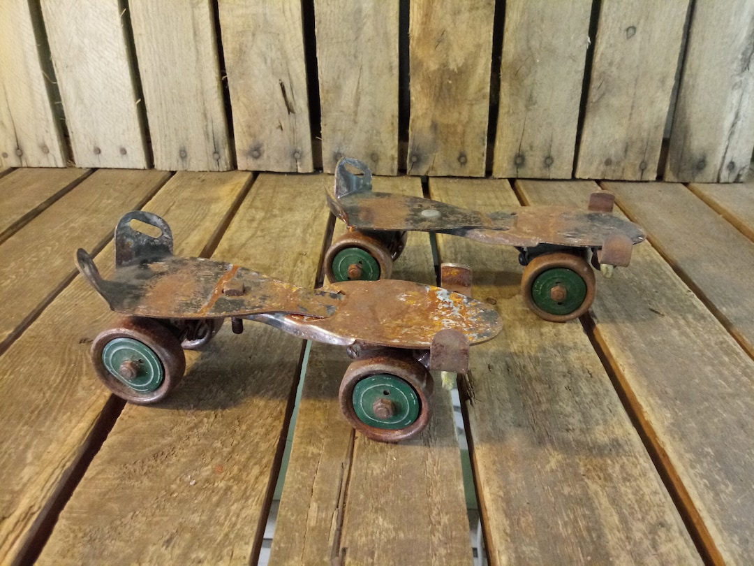 Antique Rusty Roller Skate, Decor Pieces Only Missing Parts - Etsy