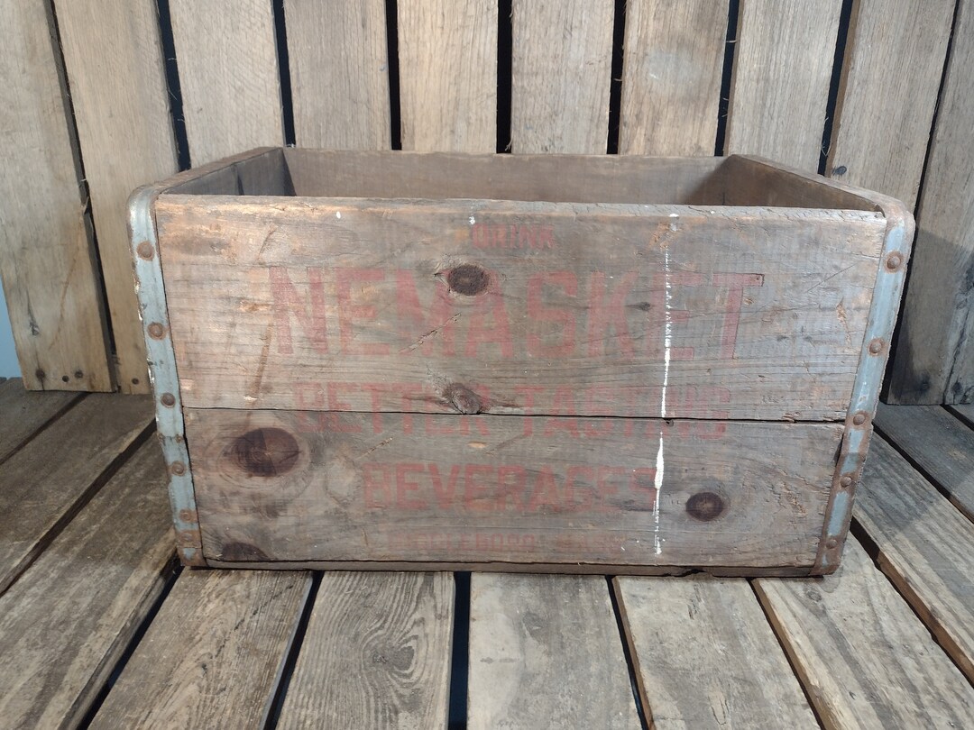 Vintage Wood Crate - Etsy