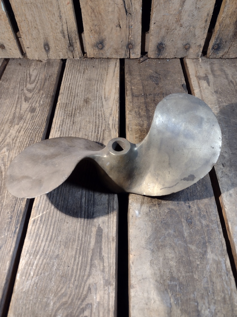 Small Brass Boat Propeller - Etsy