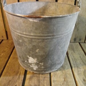Rusty Metal Bucket - Etsy