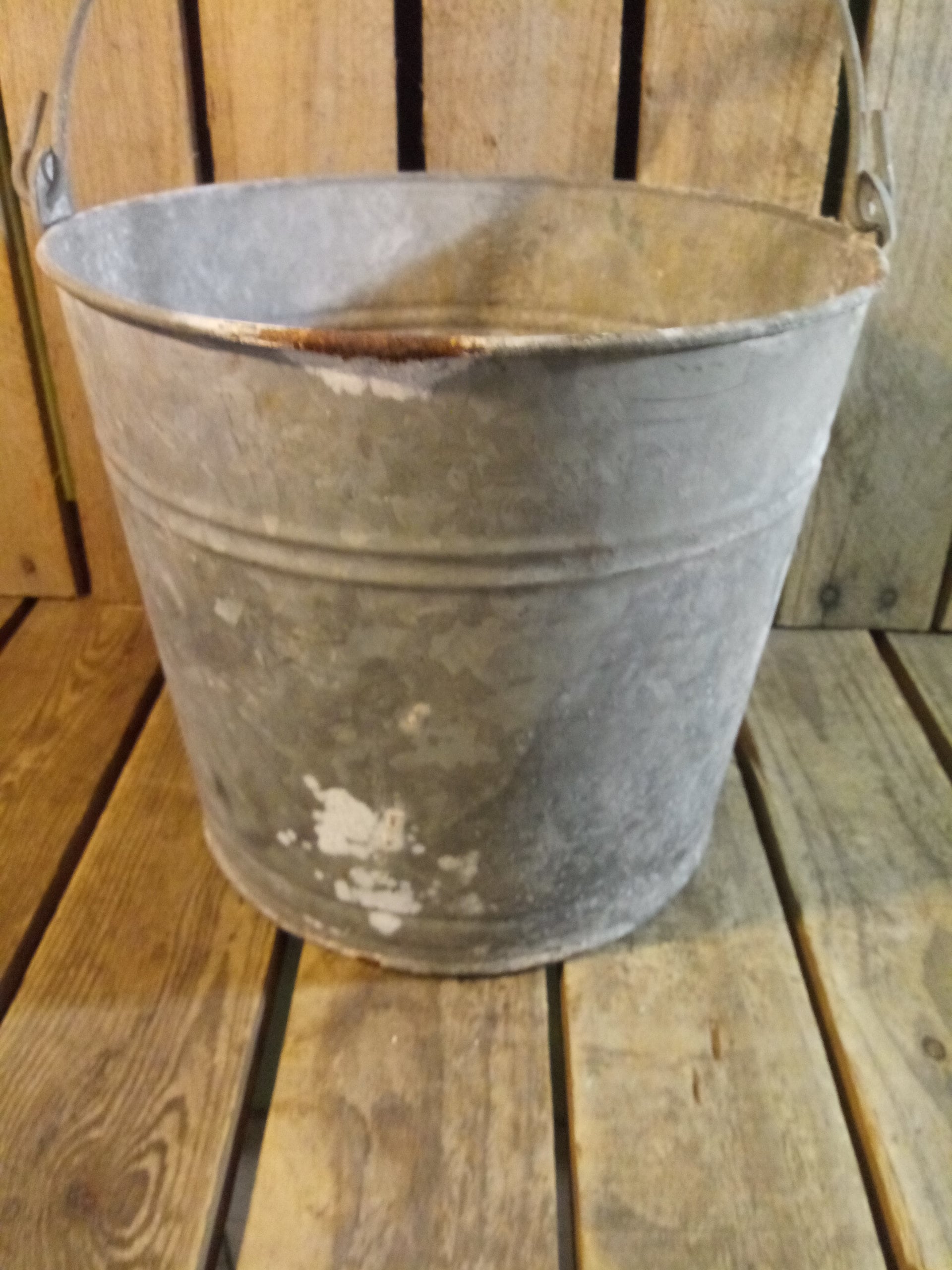 Rusty Metal Bucket - Etsy